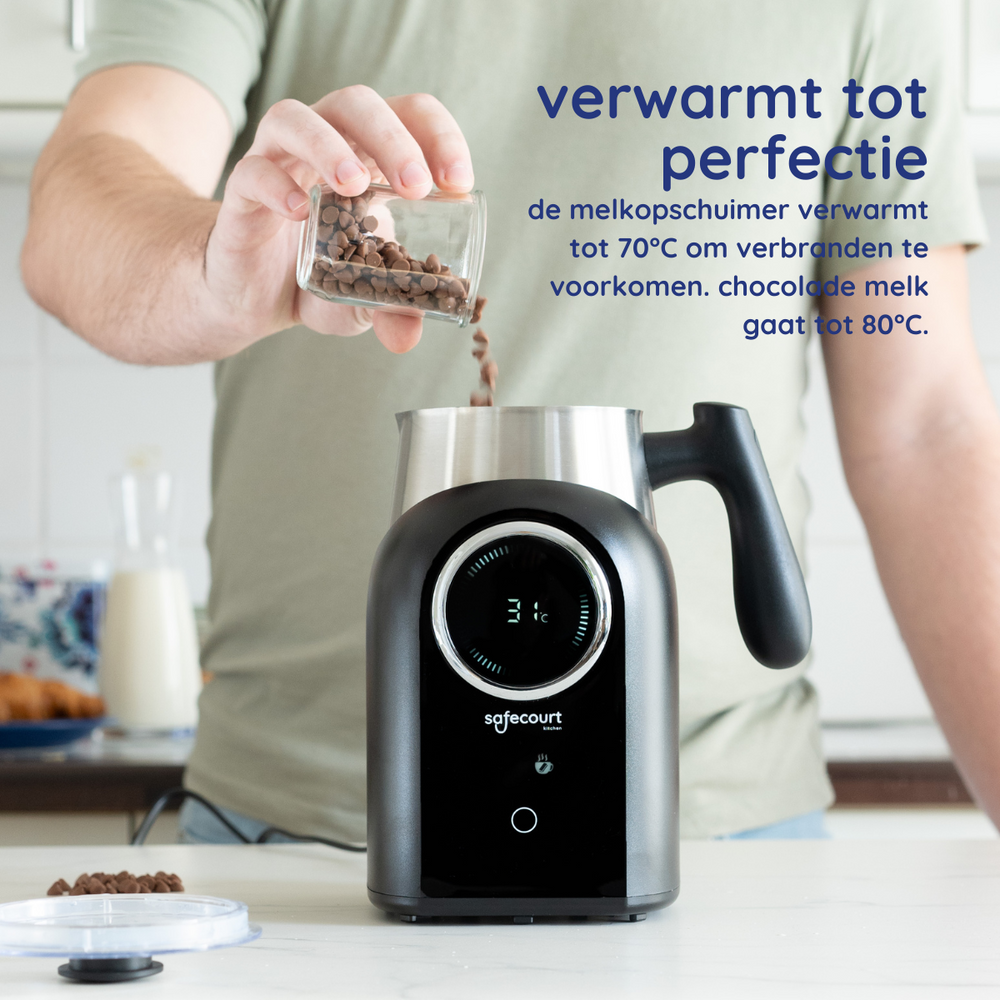 Melkopschuimer digitaal
